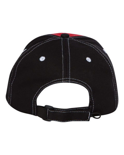 Jr. Lancers Baseball Sportsman - Tri-Color Cap - 9500 W/ Embroidered J ...