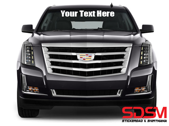 Custom Windshield Banner – StickerDad & ShirtMama