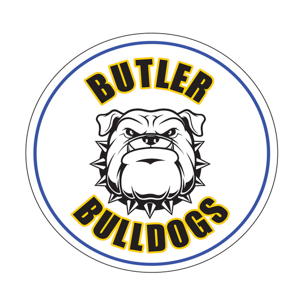 Butler Bulldogs "Dawgs" Logo - 5.5" Round Magnet – StickerDad & ShirtMama