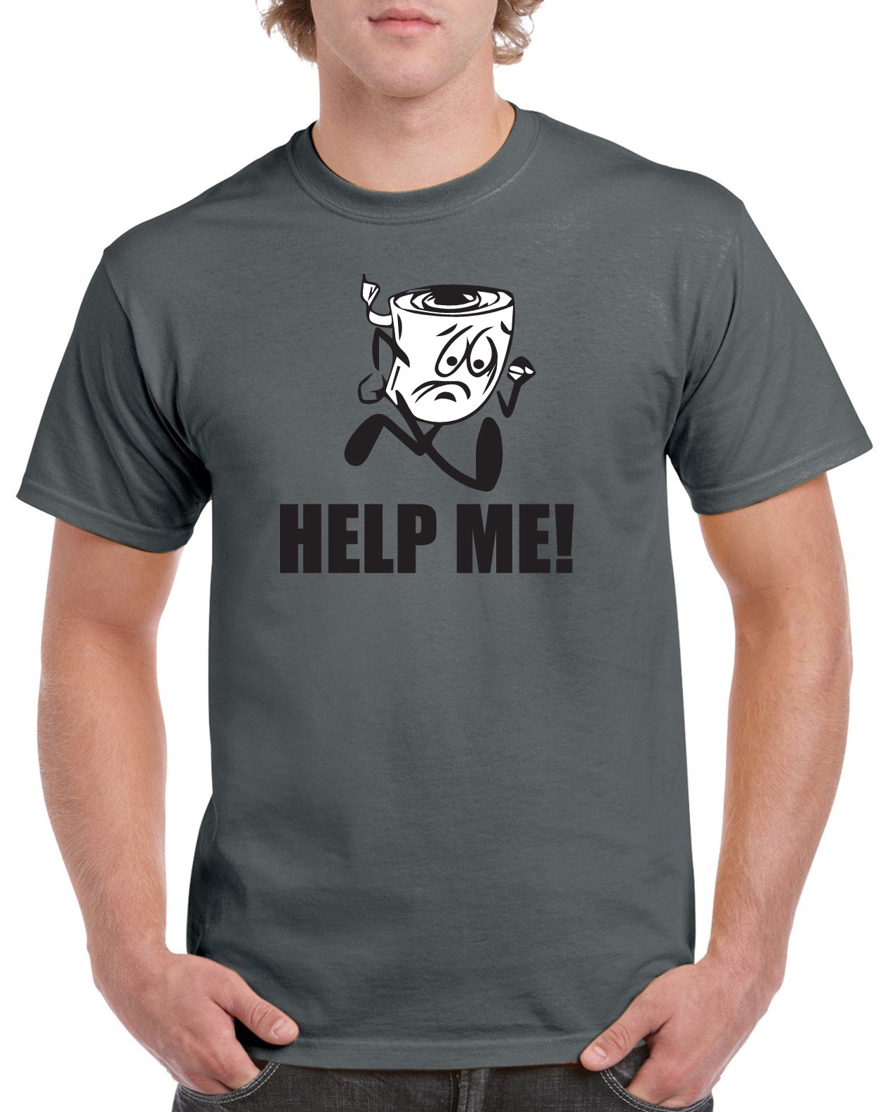 HELP ME TP Funny Graphic Design Shirt – StickerDad & ShirtMama