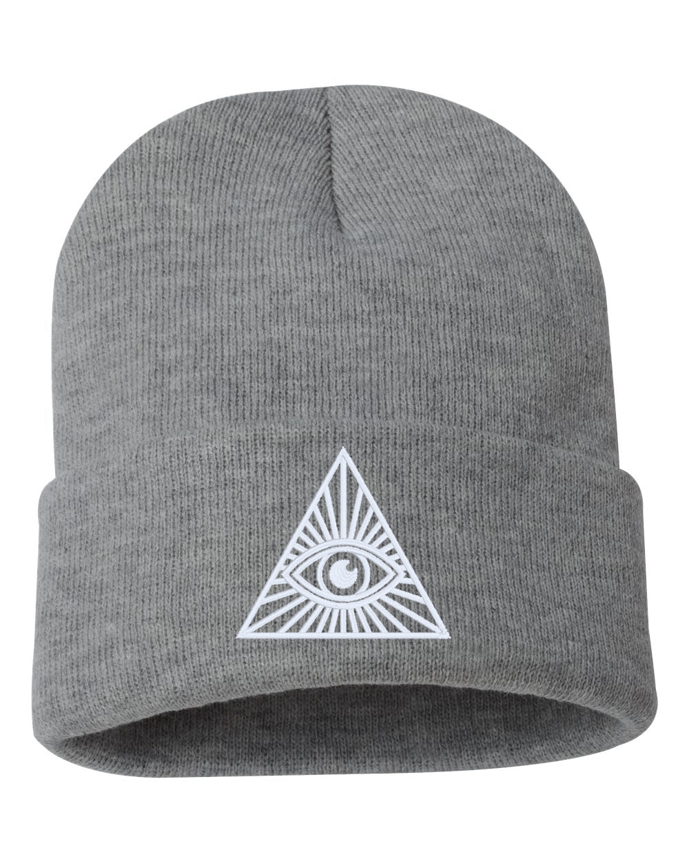 ALL SEEING EYE Embroidered Cuffed Beanie Hat – StickerDad & ShirtMama