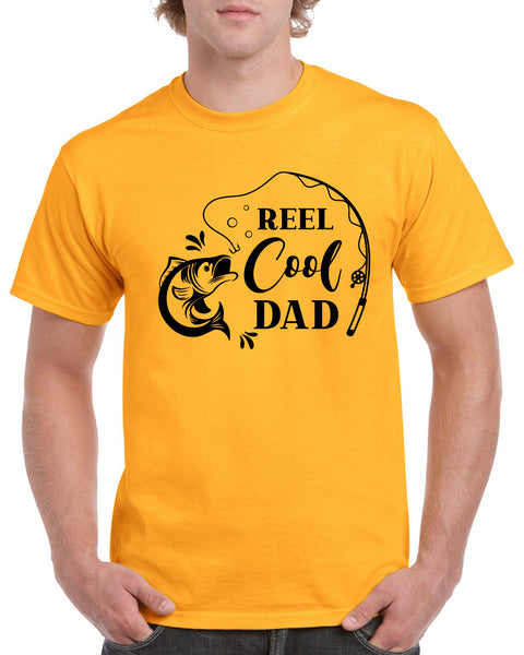 REEL Cool Dad Graphic Design Shirt – StickerDad & ShirtMama