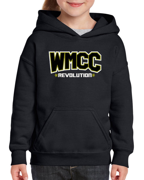 WMCC Black Hoodie w/ WMCC Logo in 2 Color Print (non-glitter) on Front ...